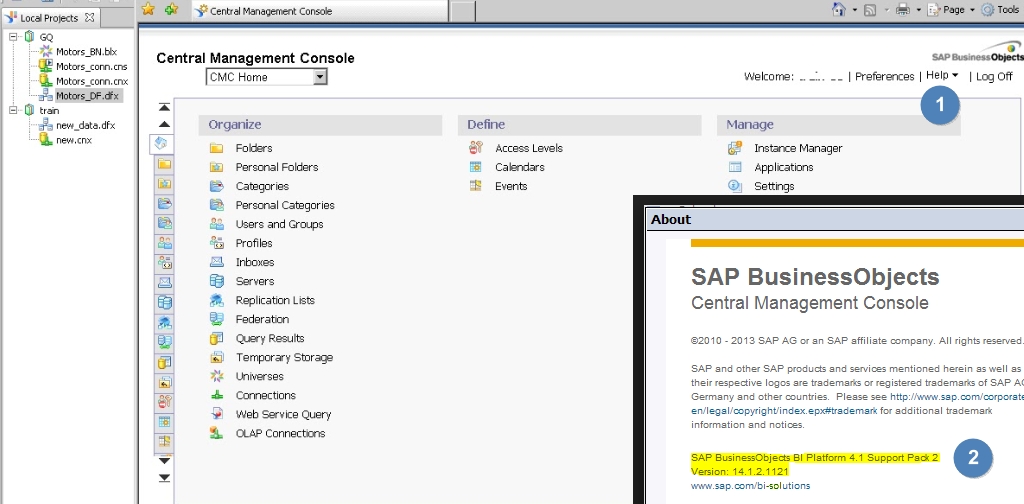 Comment Trouver Votre Numéro De Version Sap Businessobjects Keyrus